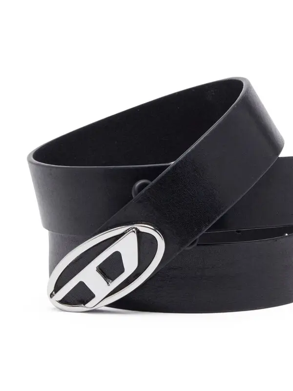DIESEL 1dr Logo-buckle Belt