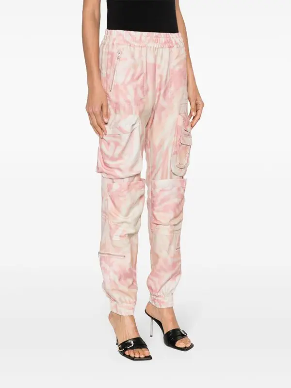 DIESEL® Zebra-print Trousers