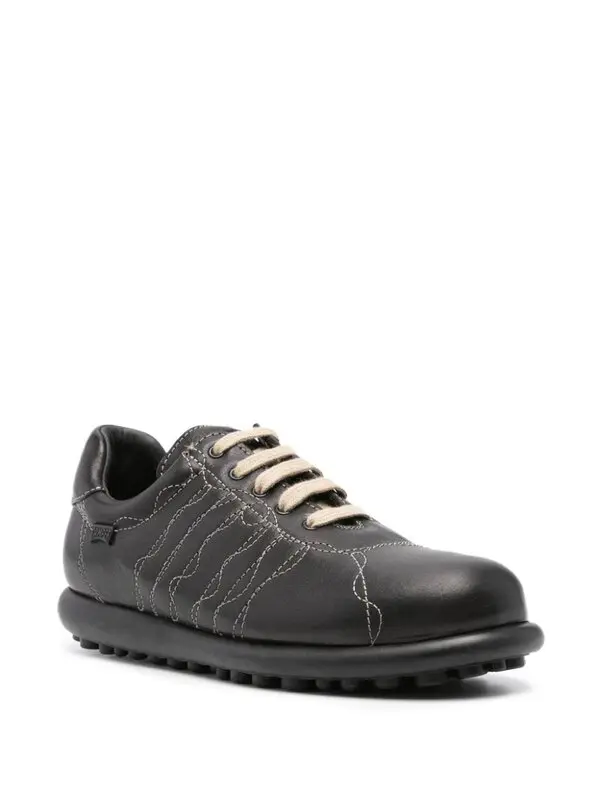 Camper Pelotas Ariel Leather Sneakers - Black