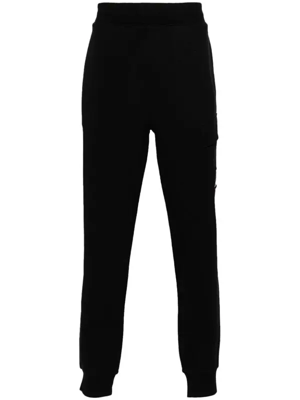 C.P. COMPANY Lens-detail Cargo Trousers - Black
