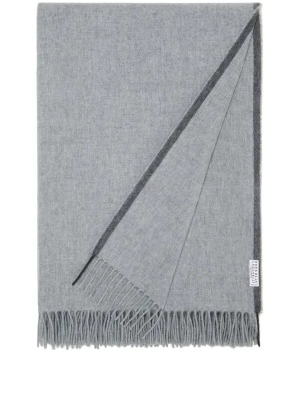 Brunello Cucinelli Cashmere Throw - Grey
