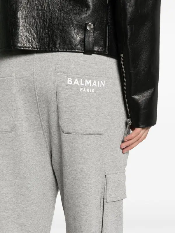 Balmain Logo-print Cotton Track Pants
