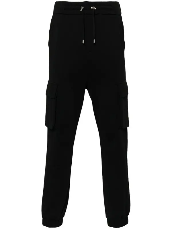 Balmain Logo-print Cotton Track Pants - Black