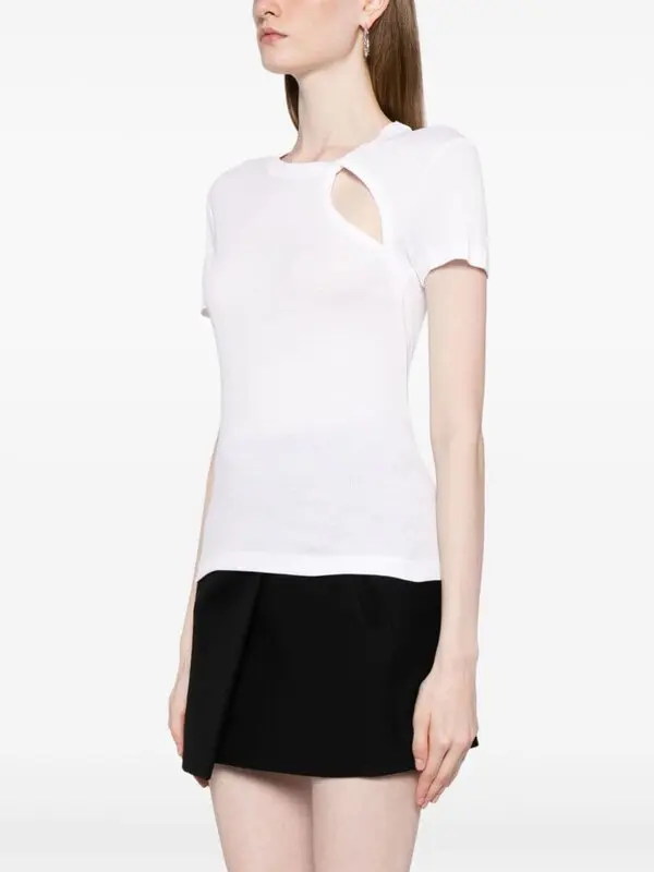Helmut Lang Asymmetric Short-sleeve Top