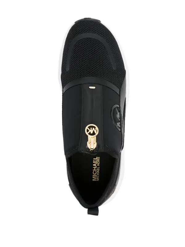 Michael Kors Sami Zip-up Sneakers - Black