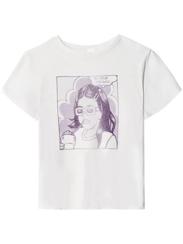 RE/DONE Classic In Your Dreams-print T-shirt