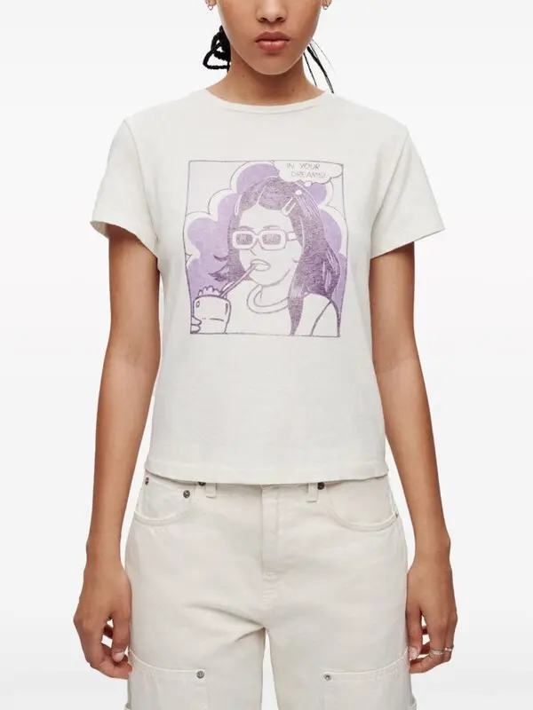 RE/DONE Classic In Your Dreams-print T-shirt