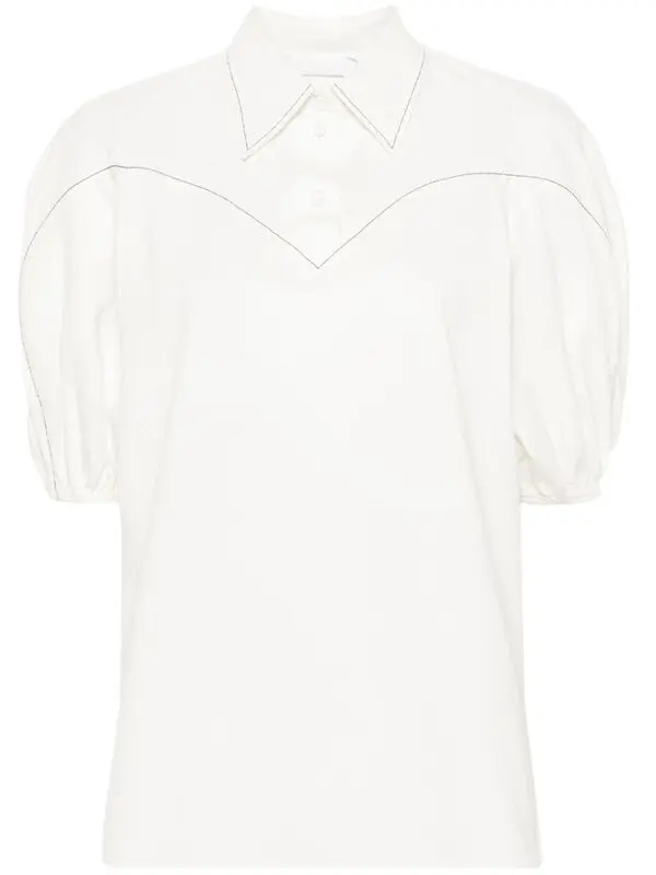 Chloé Patterned Jacquard Blouse