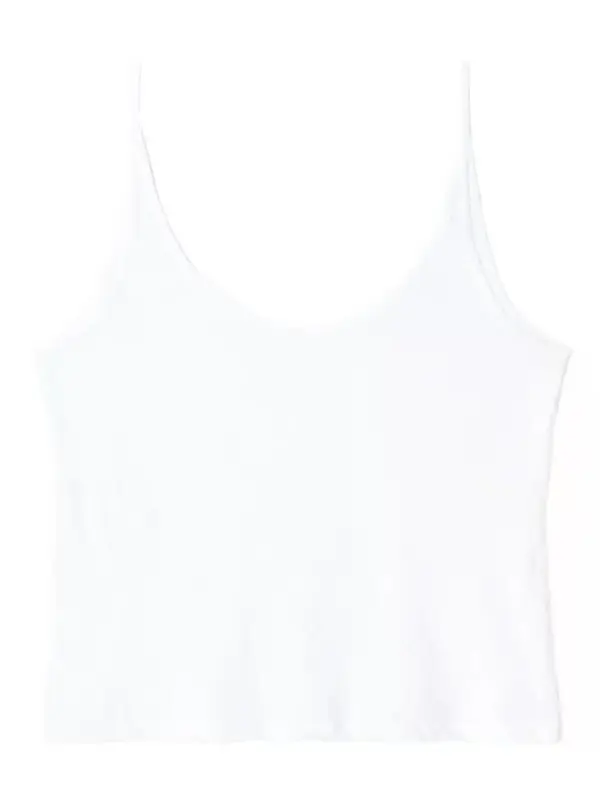 RE/DONE Hanes Sheer Tank Top - White
