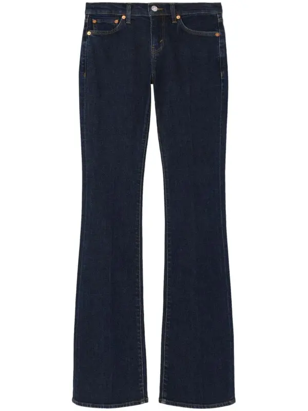 RE/DONE Midrise Baby Boot Mid-rise Bootcut Jeans - Blue
