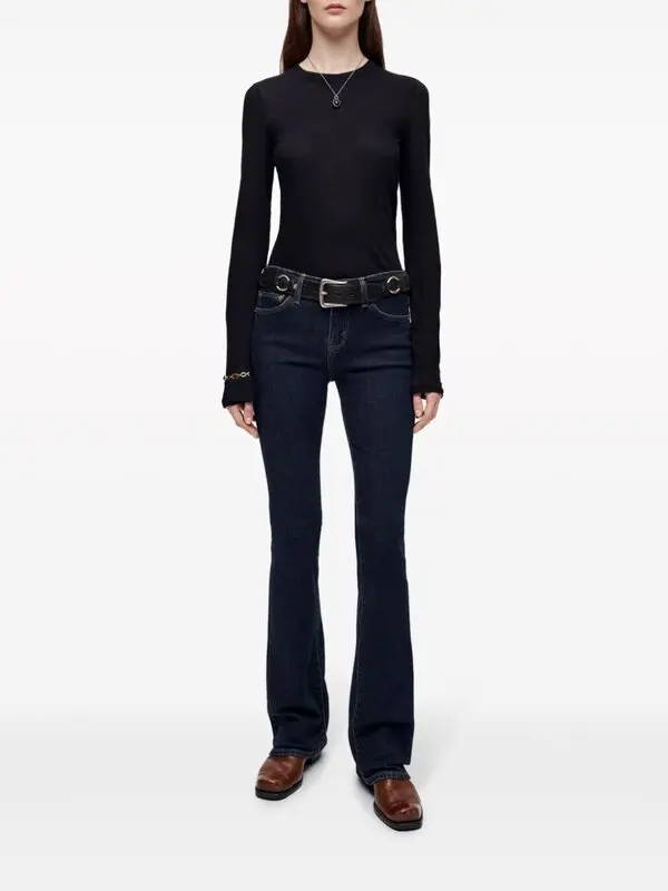 RE/DONE Midrise Baby Bootcut Jeans - Blue