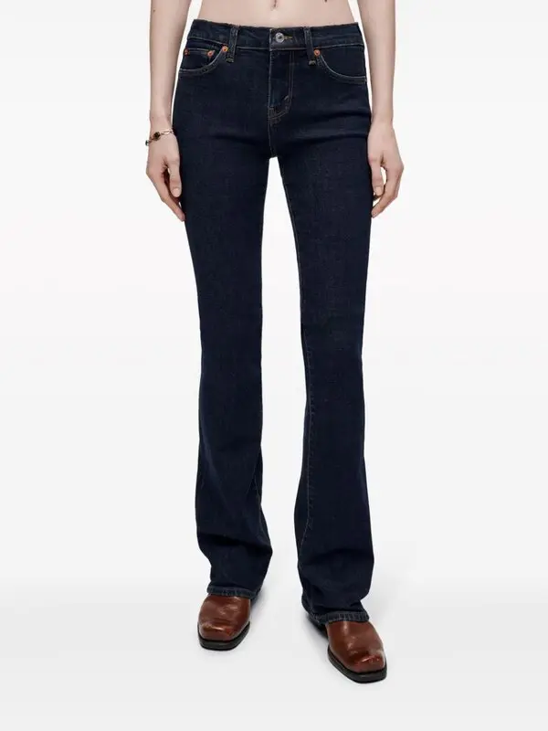 RE/DONE Midrise Baby Bootcut Jeans - Blue