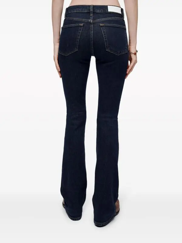 RE/DONE Midrise Baby Bootcut Jeans - Blue