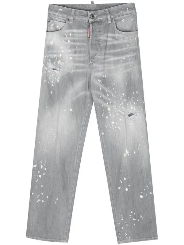 Dsquared2 Boston Straight-leg Jeans - Grey