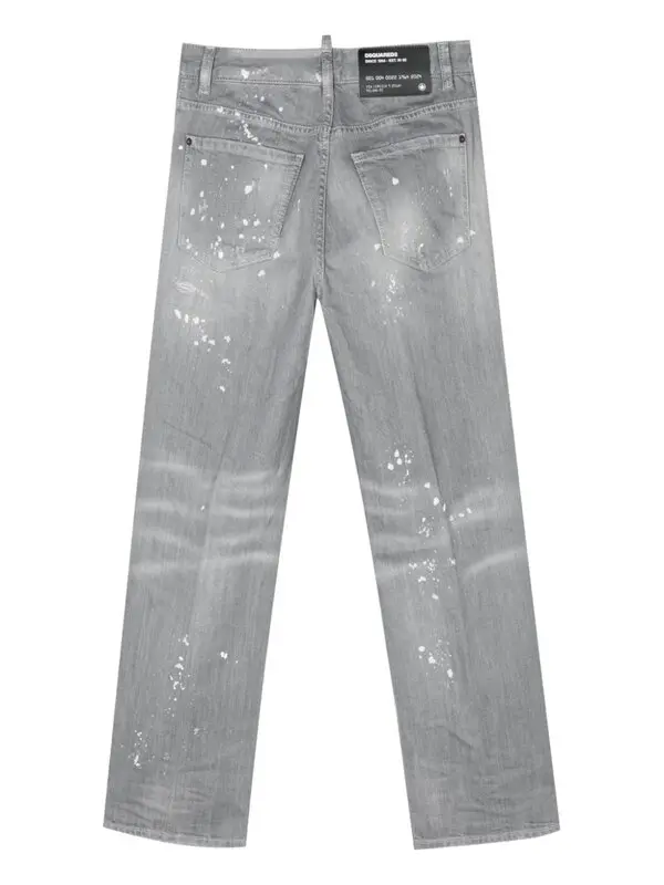 Dsquared2 Boston Straight-leg Jeans - Grey