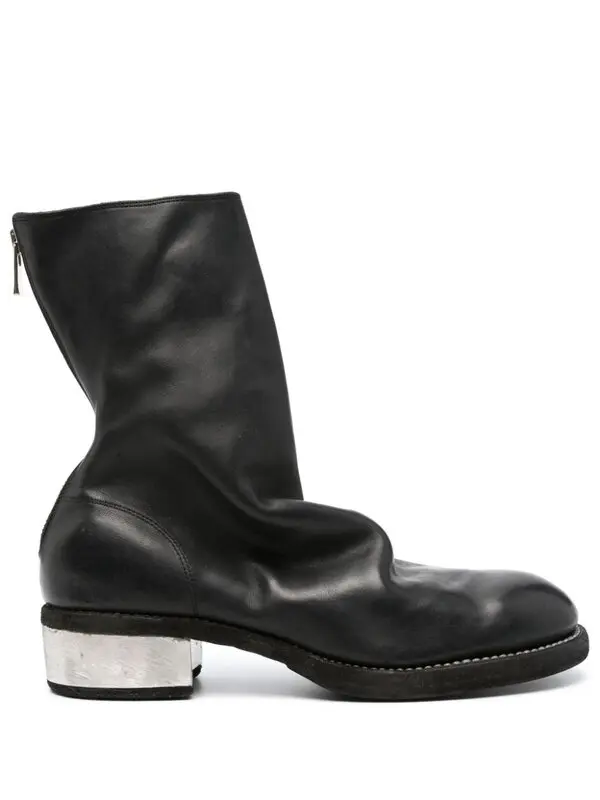 Guidi Round-toe Leather Boots