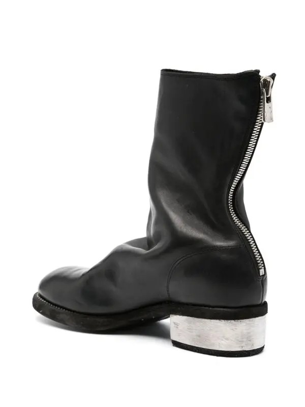 Guidi Round-toe Leather Boots