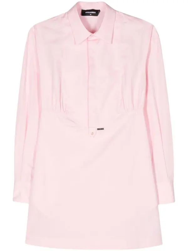 Dsquared2 Bib-collar Cotton Dress