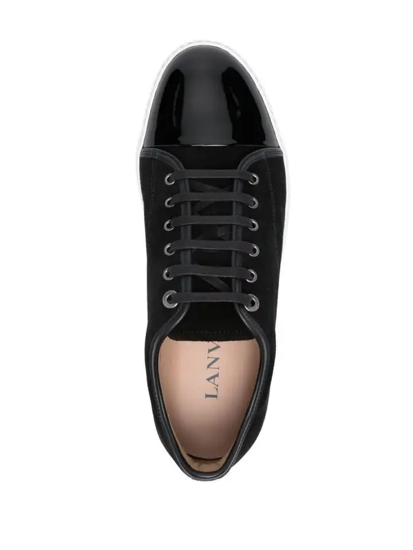 LANVIN Dbb1 Leather Sneakers - Black