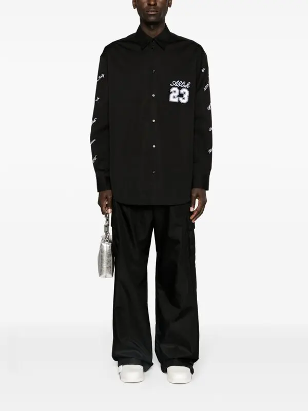 Off-White Wide-leg Cargo Trousers