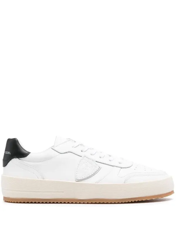 Philippe Model Leather Sneakers - White