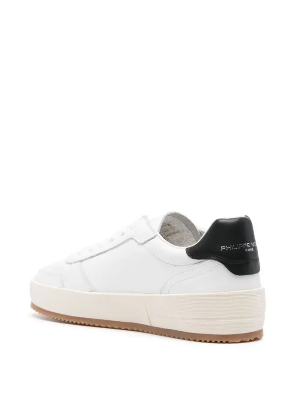 Philippe Model Leather Sneakers - White