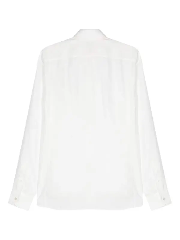 TOM FORD Buttoned-collar Poplin Lyocell Shirt