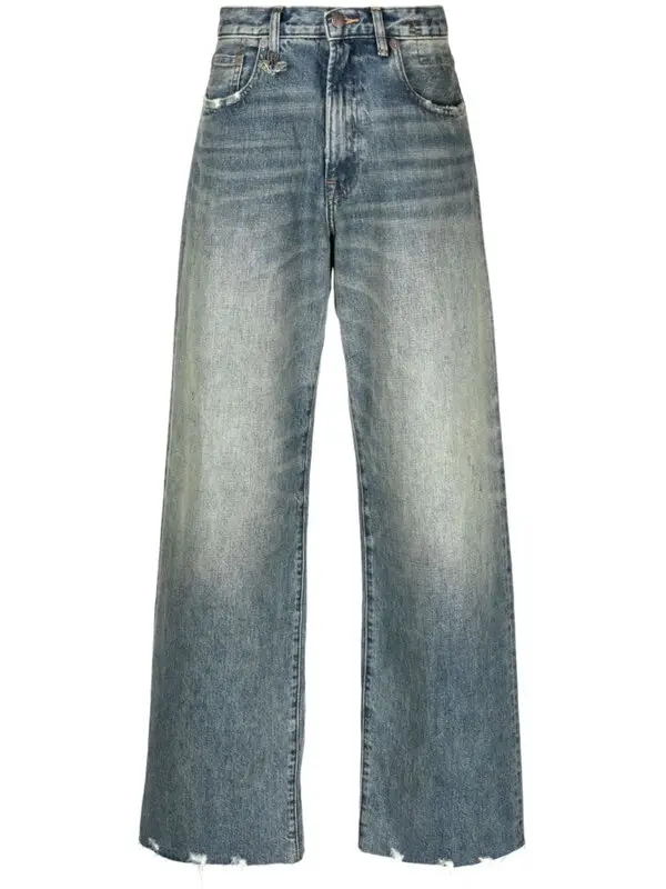 R13 D'arcy Wide-leg Jeans - Blue