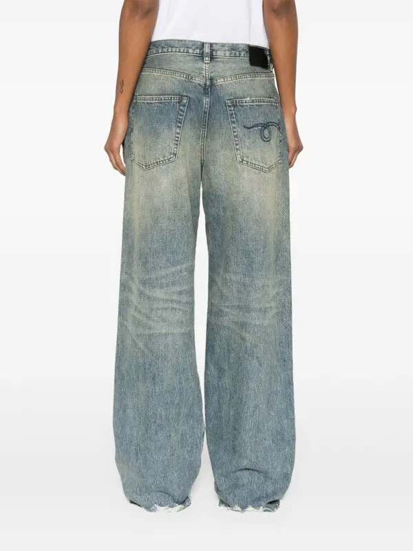 R13 D'arcy Wide-leg Jeans - Blue