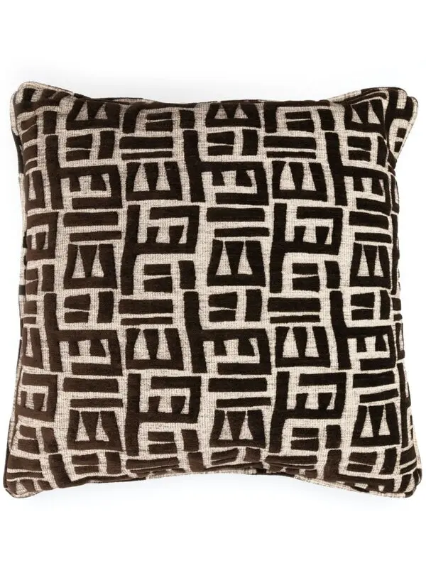 SOHO HOME Pierre Frey Tsomba Abstract-pattern Cushion - Brown