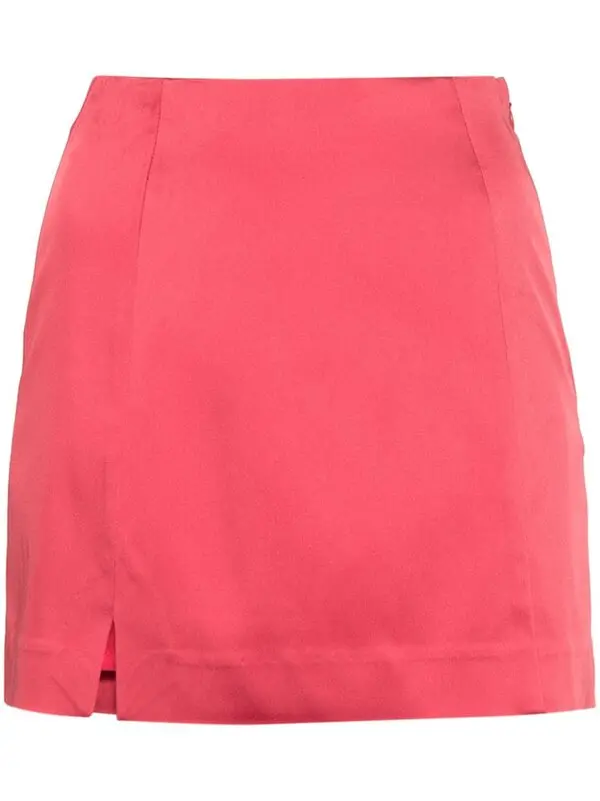 Cult Gaia Flor Satin Mini Skirt