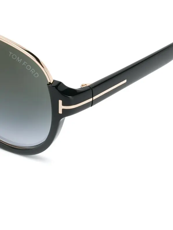 TOM FORD Pilot Frame Sunglasses - Black