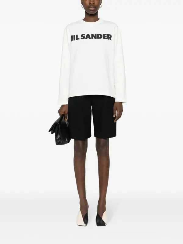 JIL SANDER Logo-print Cotton Sweatshirt