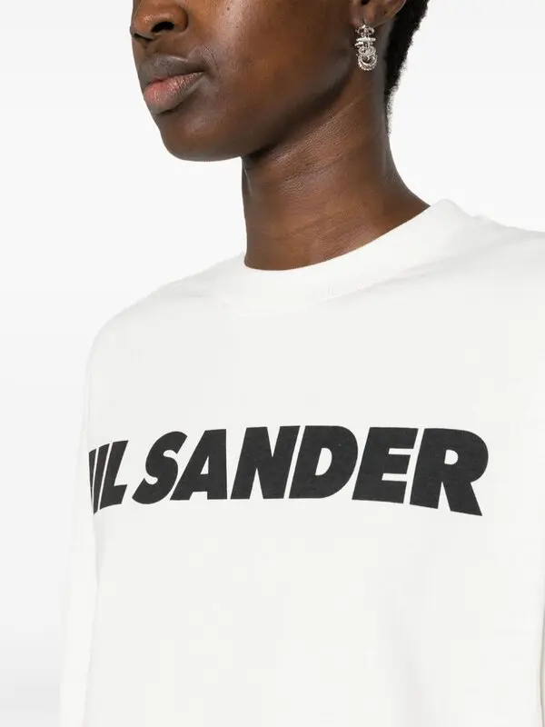 JIL SANDER Logo-print Cotton Sweatshirt