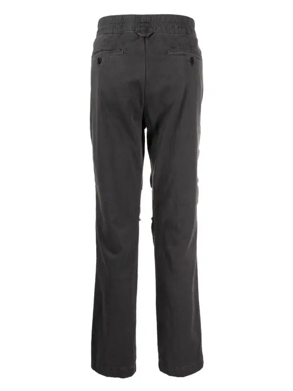 JAMES PERSE Drawstring Straight-leg Trousers - Grey