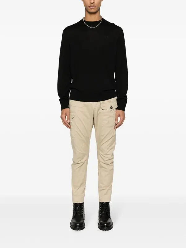 Dsquared2 Virgin Wool Jumper - Black