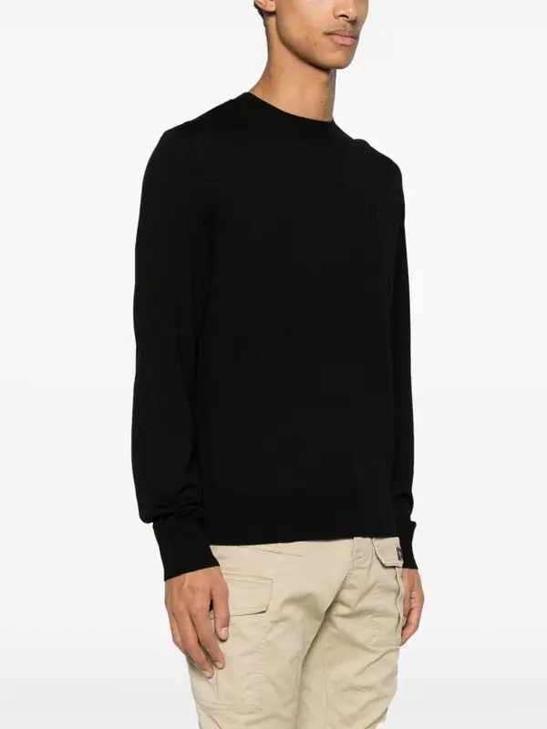 Dsquared2 Virgin Wool Jumper - Black