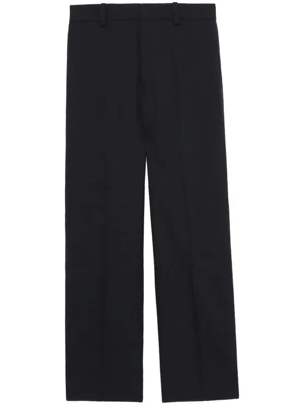 JIL SANDER Tailored Wide-leg Trousers - Black