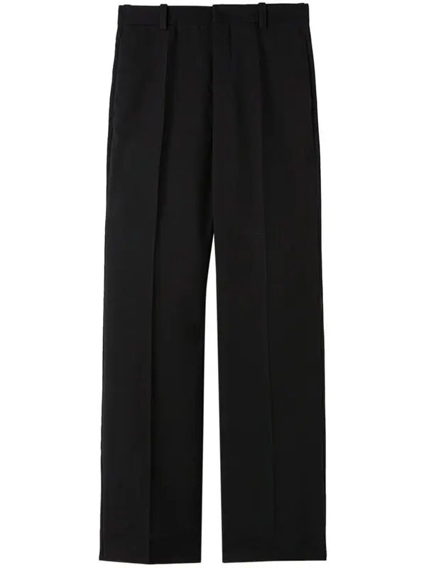JIL SANDER Tailored Wool Trousers - Black