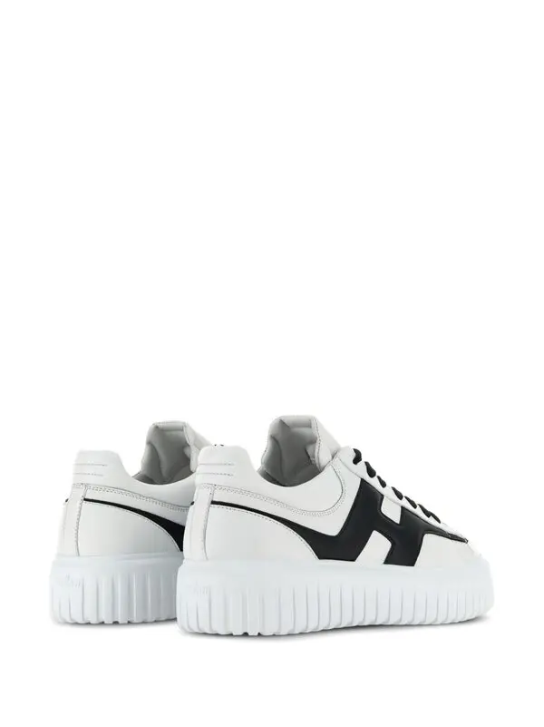 Hogan H-stripes Leather Sneakers - Neutrals