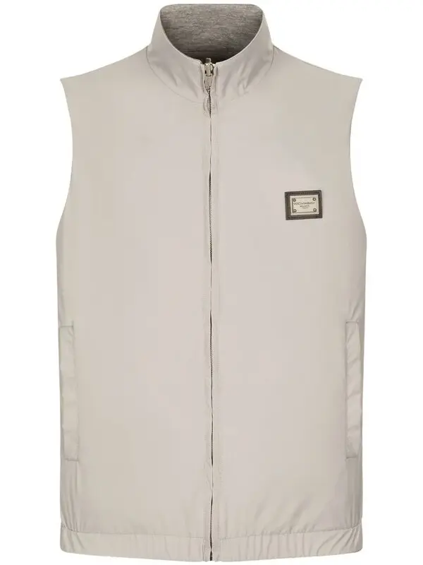 Dolce & Gabbana Logo-plaque Reversible Gilet