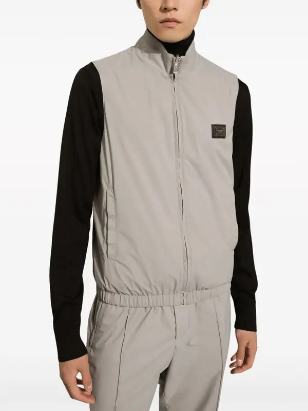 Dolce & Gabbana Logo-plaque Reversible Gilet