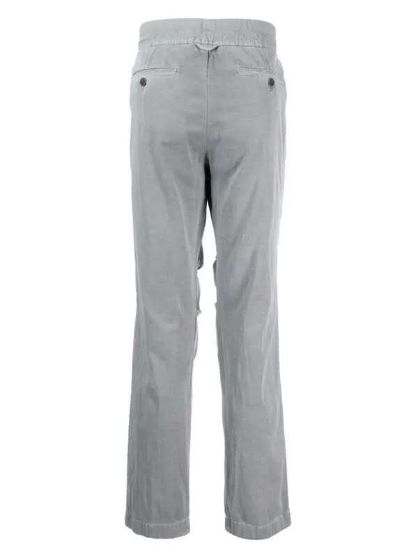 JAMES PERSE Drawstring Straight-leg Trousers - Blue
