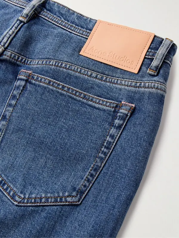 Acne Studios River Slim-fit Tapered Stretch-denim Jeans