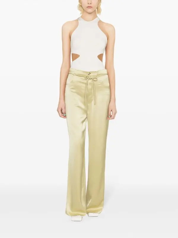 Nanushka Wide-leg Satin Trousers