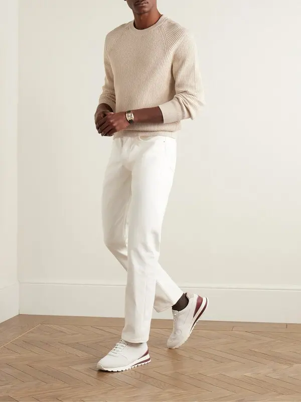 Brunello Cucinelli Ribbed Cotton Sweater