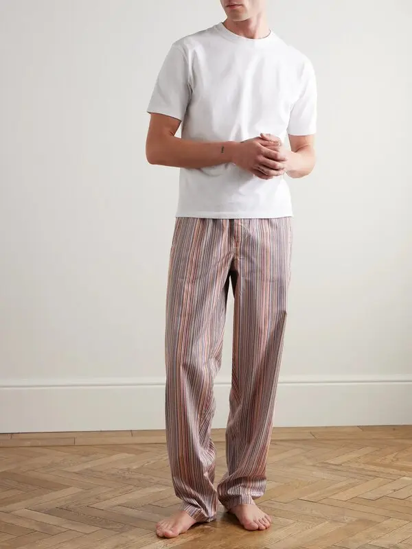 Paul Smith Striped Cotton Pyjama Trousers