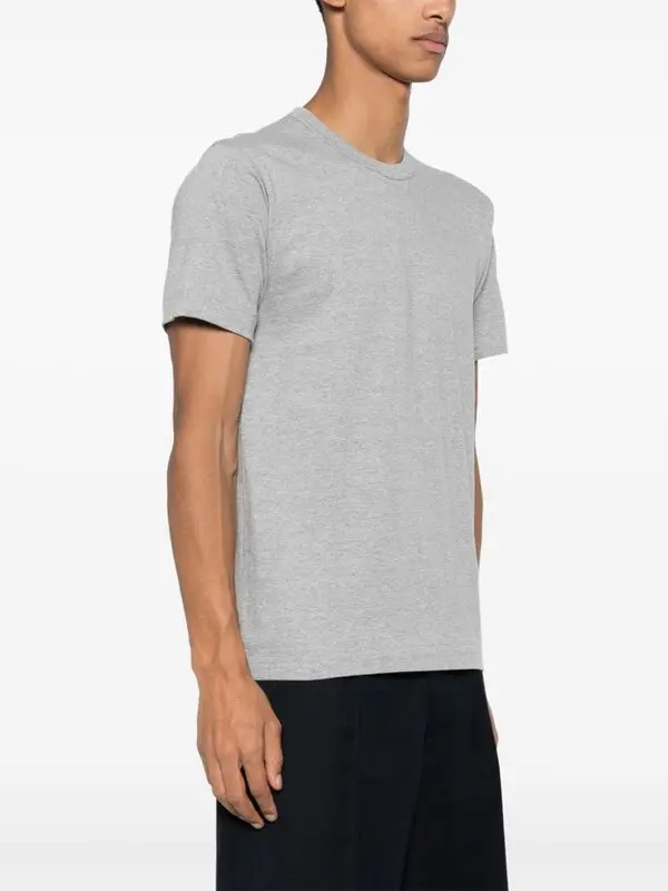 Play Comme Des Garcon X The Artist Invader Pixelated-appliqué T-shirt - Grey