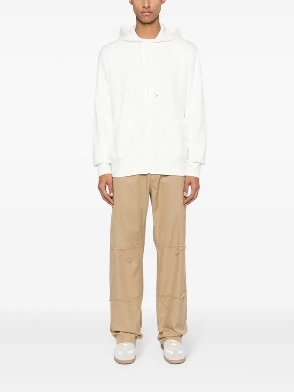 Play Comme Des Garcon X Invader Pixelated Appliqué Zip-up Hoodie