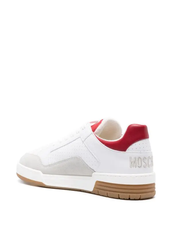 Moschino Panelled Flatform Sneakers